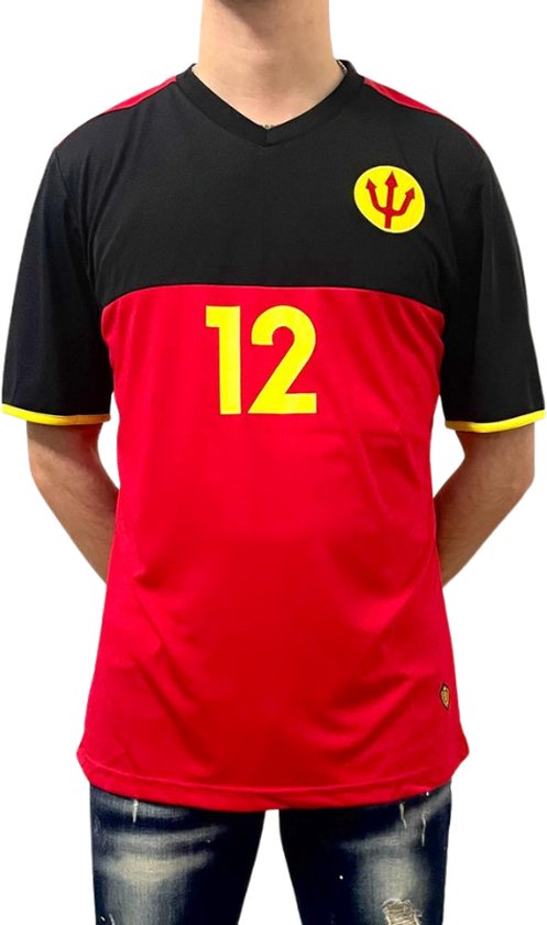 Rode Duivels Fan t-shirt - voetbalshirt - voetbal Belgian Red Devils ...