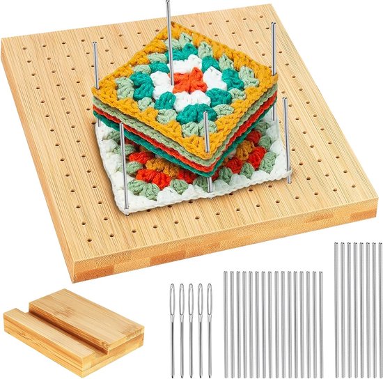 Granny Blokspanner, 20x20cm Granny Squares Haken, Blokspanners voor ...