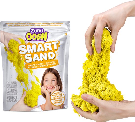 ZURU - OOSH - Foliezak middelgroot Smart Sand - 500g - Yellow | bol
