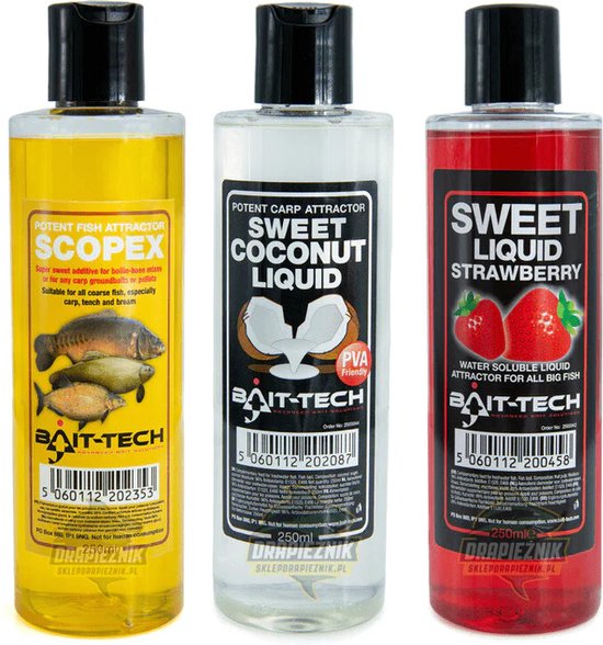 Bait Tech - Potent Carp Attractor Liquids - 250ml - Bait Tech | bol