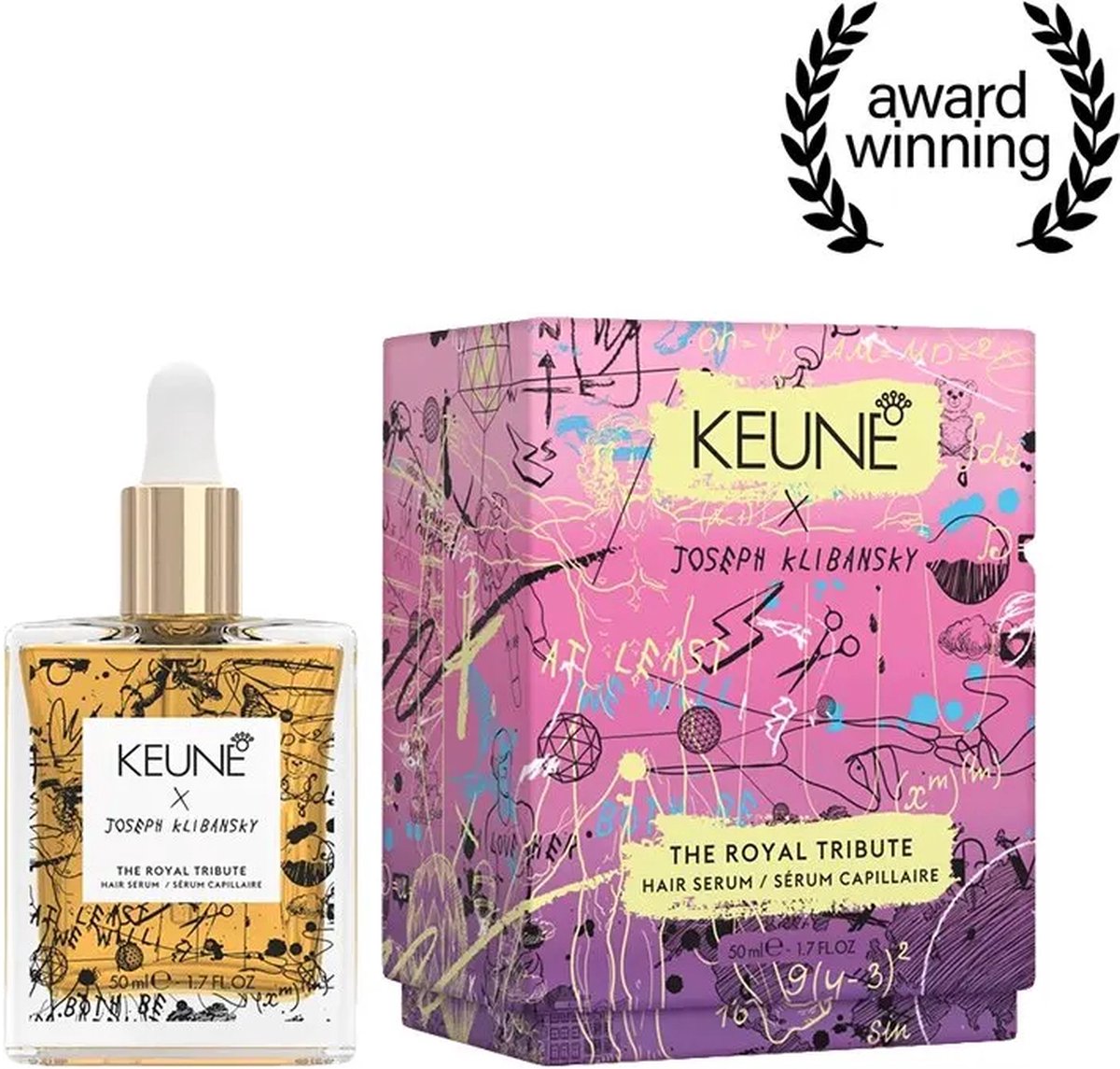 Keune Style - THE ROYAL TRIBUTE HAIR SERUM - 50ml - Joseph Klibansky | bol