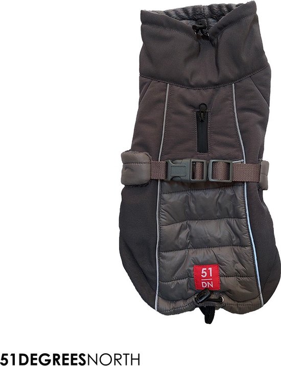 51 Degrees North Paris Coat Dark Grey 40 cm | bol