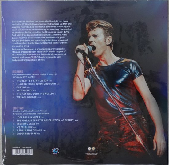 Outside Tour, David Bowie | Muziek | bol.