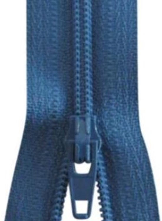 YKK broek/japon rits - Nylon rits - 15cm - Niet deelbaar - Denim blauw - 3mm | bol.