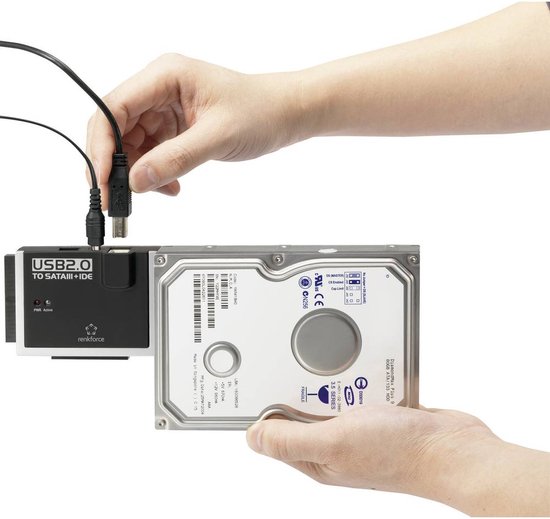 Renkforce HDD Adapter [1x USB-A 2.0 stekker - 1x IDE-bus 40-polig, IDE ...