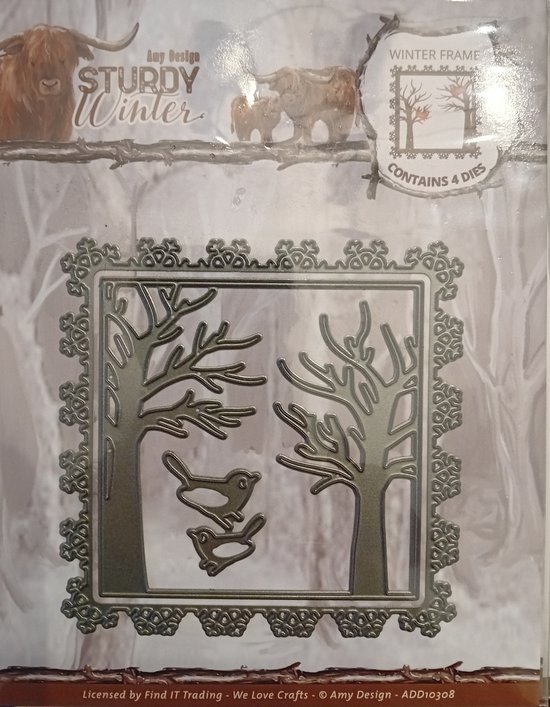 Dies - Amy Design Sturdy Winter - Winter Frame | bol