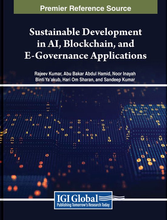 Sustainable Development in AI, Blockchain, and E-Governance Applications |... | bol