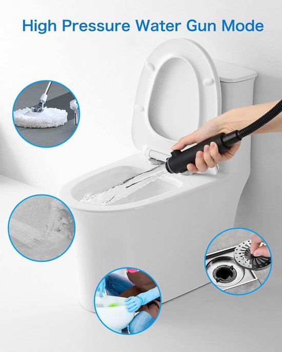 Waterbesparende douchekop met slang, spaardouchekop 6 straalsoorten, 1 ...