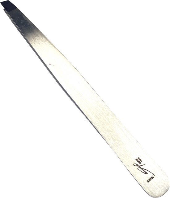 Pincet - Epileer pincet - Stainless steel tweezer - slant tip - schuin ...