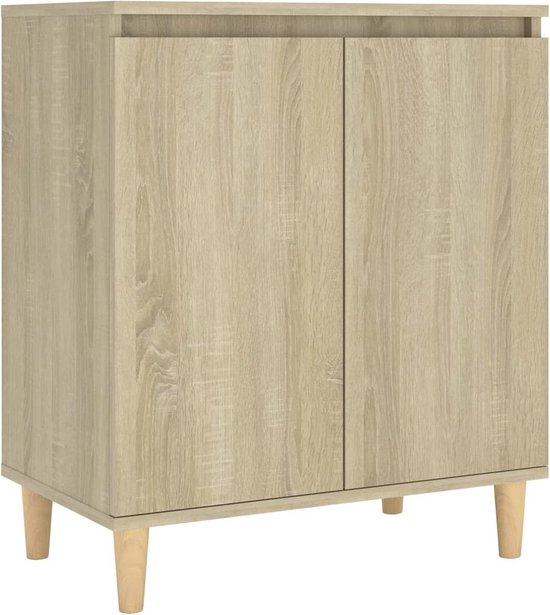 vidaXL Dressoir - Dressoirs - Sideboard - Sideboards - Dressoir met houten poten... | bol