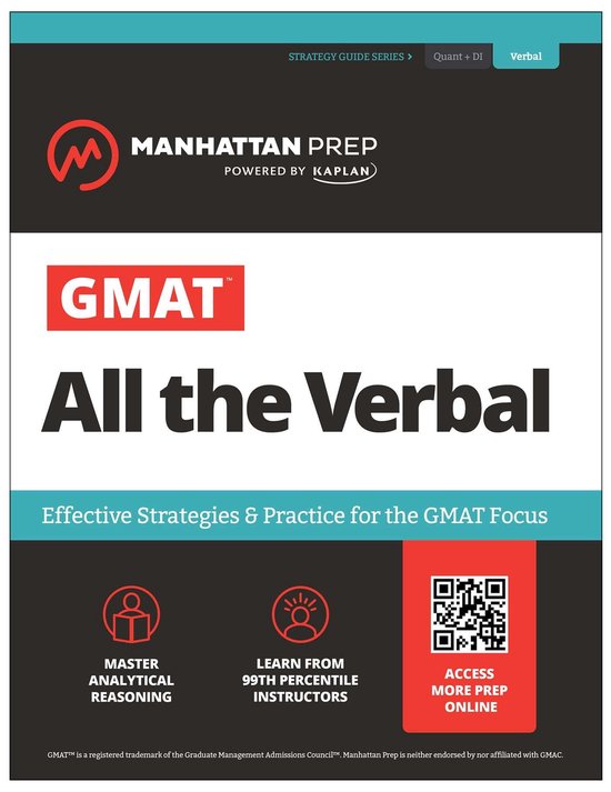 Manhattan Prep GMAT Prep - GMAT All the Verbal (ebook), Manhattan Prep ...