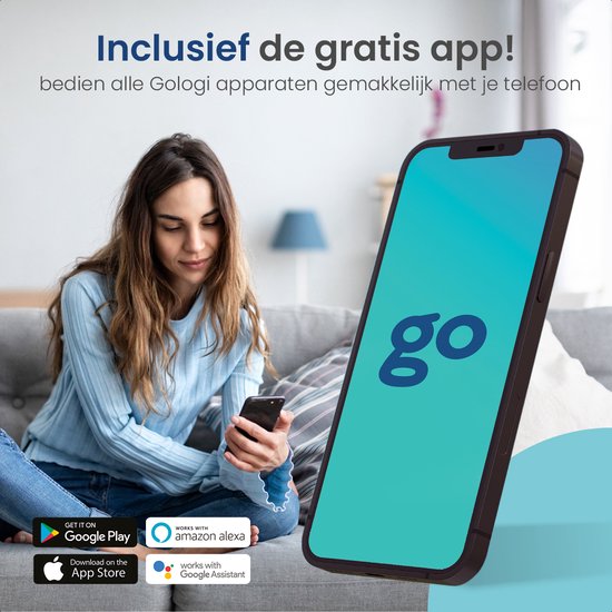 Gologi Superior Outdoorcamera 2 - Buiten camera met nachtzicht - Beveiligingscamera -... | bol