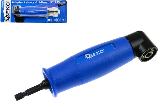 Haakse bithouder - 1/4'' - Hoek bit adapter - Hoekadapter - GEKO | bol