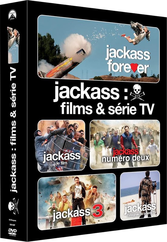 Jackass - alle films + tv serie compleet [10 DVD's] Engels met Engelse ...