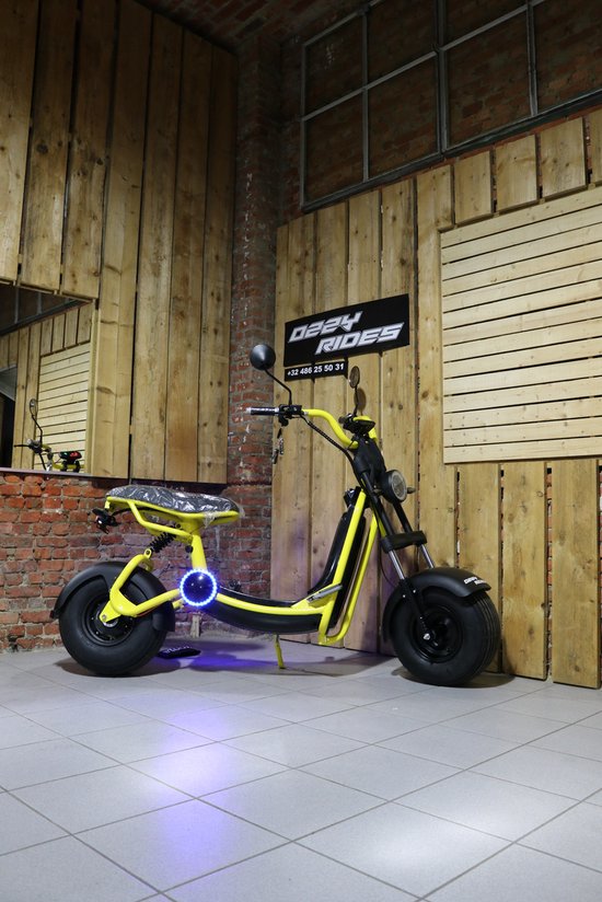 Elektrische Scooter Apex Bumblebee - Met (45km/u) of zonder rijbewijs ...