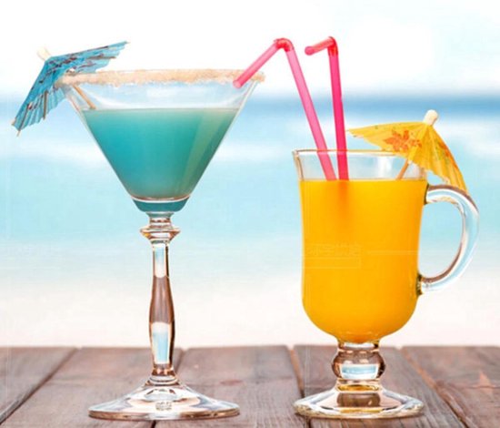 CHPN - Papieren parapluutjes - 48-stuks - Papieren Paraplu ...