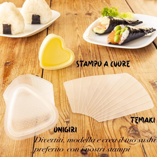 Professionele sushi-maker-set, compleet nieuw 2023, 28 delen, inclusief ...