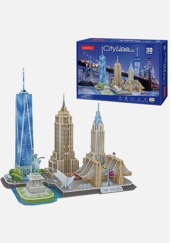 Cubic Fun 3D Puzzel City Line New York City 1 stuk | bol