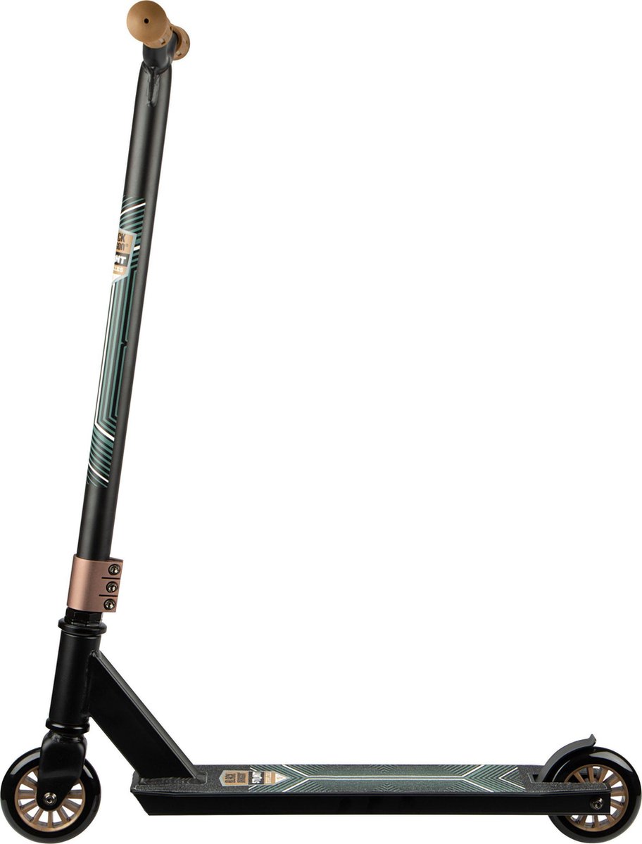 Black Dragon Stuntstep - Pulse Racer - Zwart/Groengrijs/Brons | bol.com