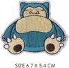Snorlax strijk embleem - pokemon patch - patches - stof & strijk applicatie | bol.com