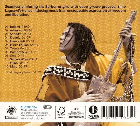 Simo Lagnawi - The Gnawa Berber (CD), Simo Lagnawi | CD (album ...