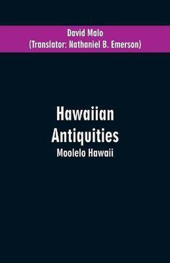 Hawaiian Antiquities, David Malo | 9789353601140 | Boeken | bol