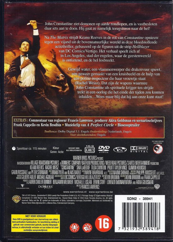 Constantine (DVD) (Dvd), Keanu Reeves | Dvd's | bol