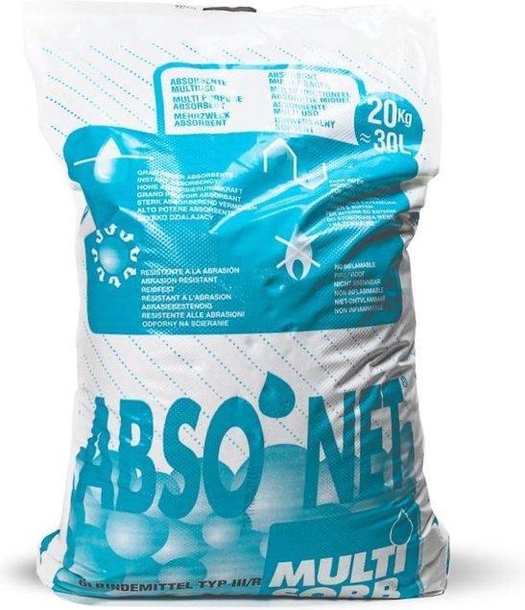 Vloerkorrels | 20Kg | Multisorb | Absorptiekorrels | All Purpose ...