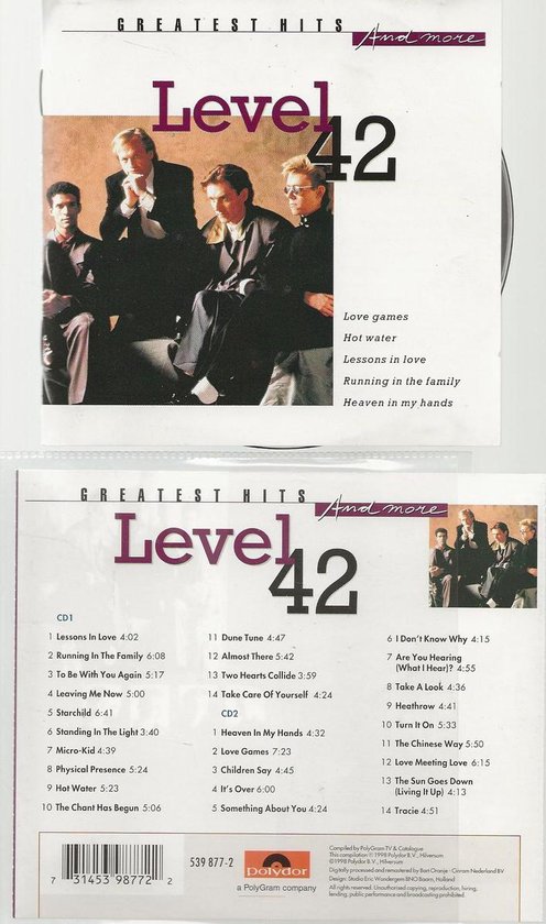 Greatest Hits And More, Level 42 | CD (album) | Muziek | bol
