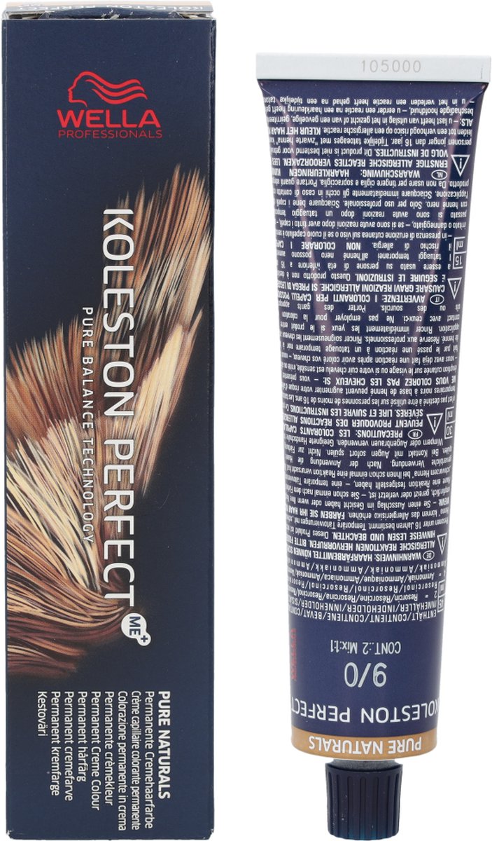 Wella Professionals - WELLA KP ME 9/0 PURE NATURALS 60ML | bol.com