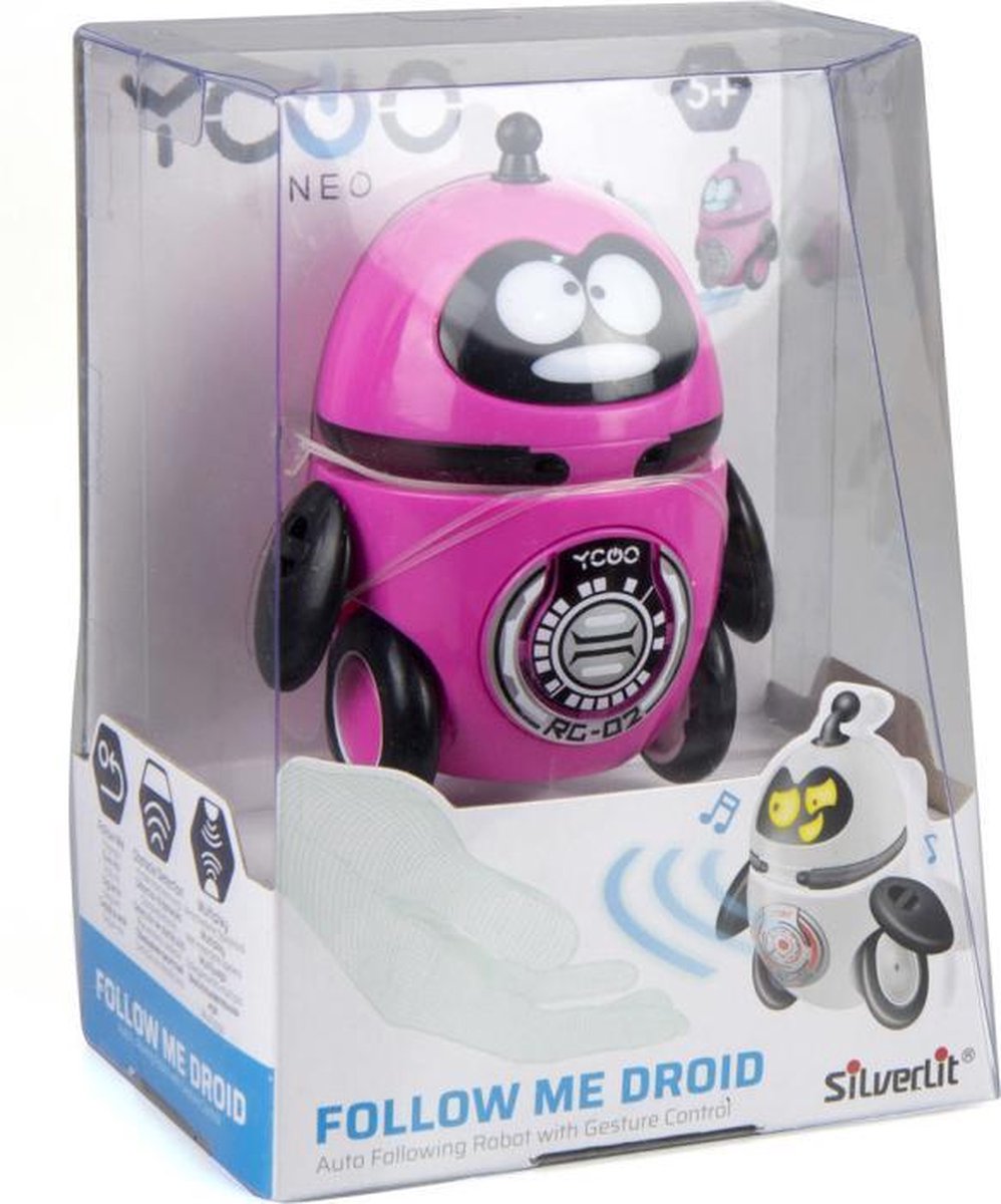 Silverlit Volg Mij Robot roze | bol.com