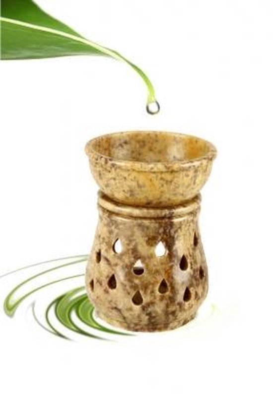 Olieverdamper Druppel zeepsteen - 10x7.5 - Zeepsteen - Beige | bol.com