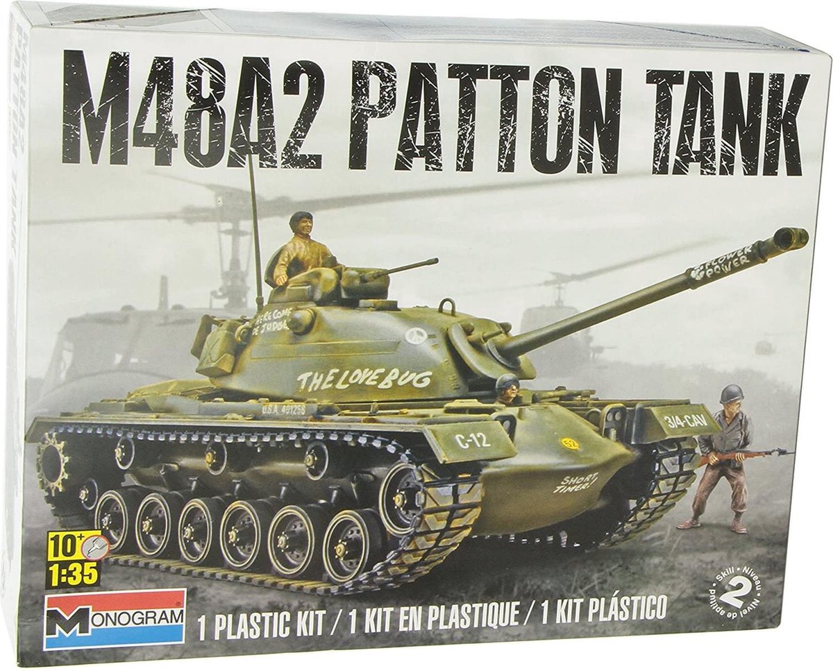 Revell - Monogram - M48A2 Patton Tank ( 17853 ) | bol.com