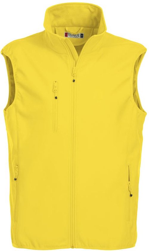 Clique Basic Softshell Vest 020911 - Mannen - Lemon - M | bol