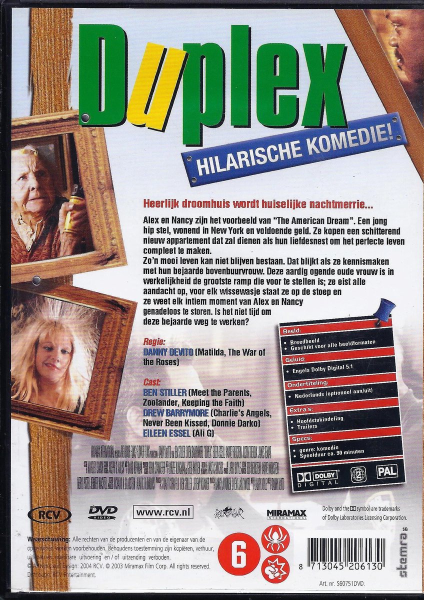 Speelfilm - Duplex (Dvd), Drew Barrymore | Dvd's | bol