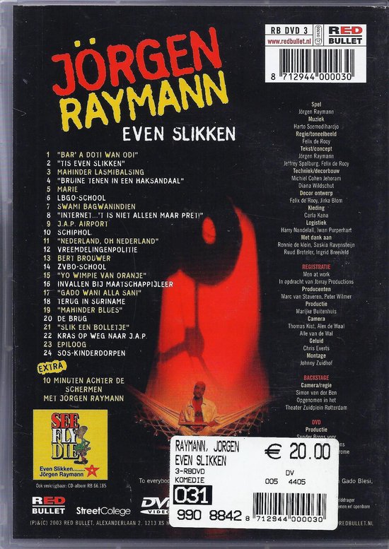 Jorgen Raymann - Even Slikken (Dvd), Jörgen Raymann | Dvd's | bol