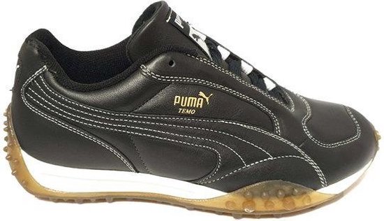 Puma Temo Leather Sneaker 144690 20 Black/Medium Grey/White Maat 42,5 ...