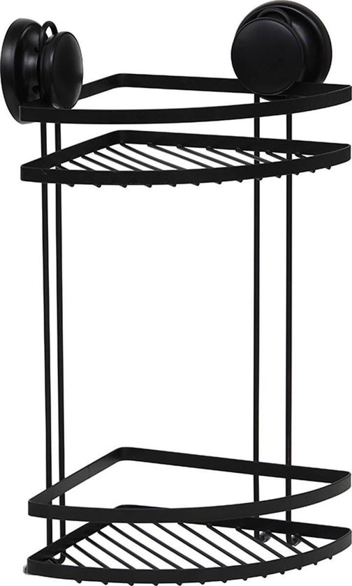 Support de douche d'angle Zwart - Support de douche debout ou suspendu ...