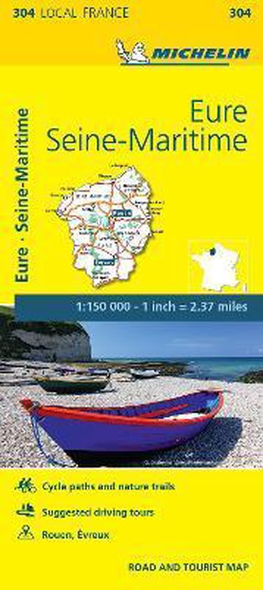 Eure Seine Maritime Map, Michelin | 9782067209954 | Boeken | bol