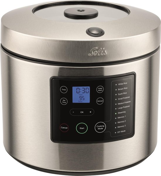 Solis Rice & Potato Cooker 8161 - Aardappel- en Rijstkoker - RVS ...