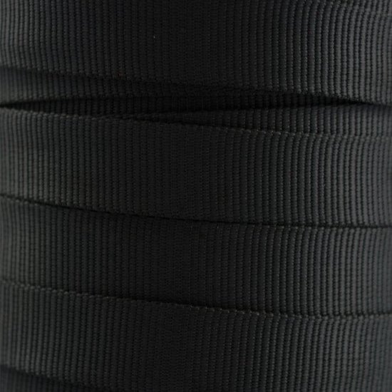 Polyester band 20 mm - 800 kg - op rol/trommel - zwart - 100m | bol