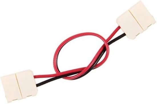 Click-Click Connector - LED Single Color - Voor LED strip - 8mm | bol