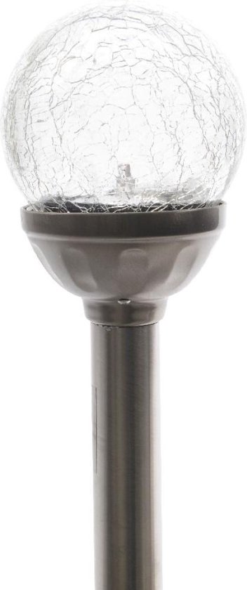 Lumineo - 8 stuks LED solar bol glas d8x34 cm-1l | bol