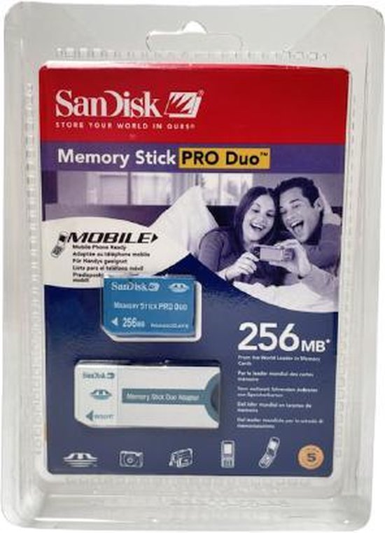SanDisk Memorystick Pro Duo 256 MB | bol