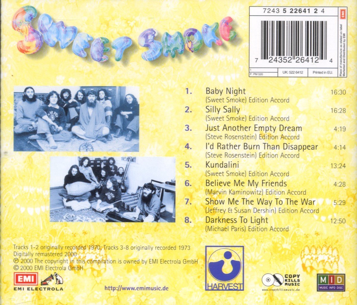 Sweet Smoke - Just A Poke/Darkness To Light (CD), Sweet Smoke | CD ...