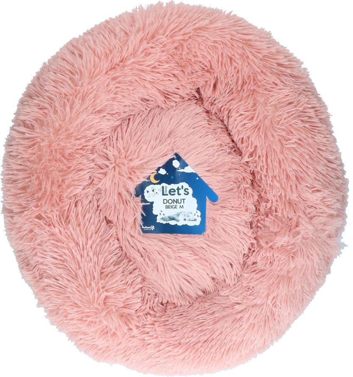 Let's Sleep Donut M - Honden- en kattenmand - 50 cm - Roze | bol.com