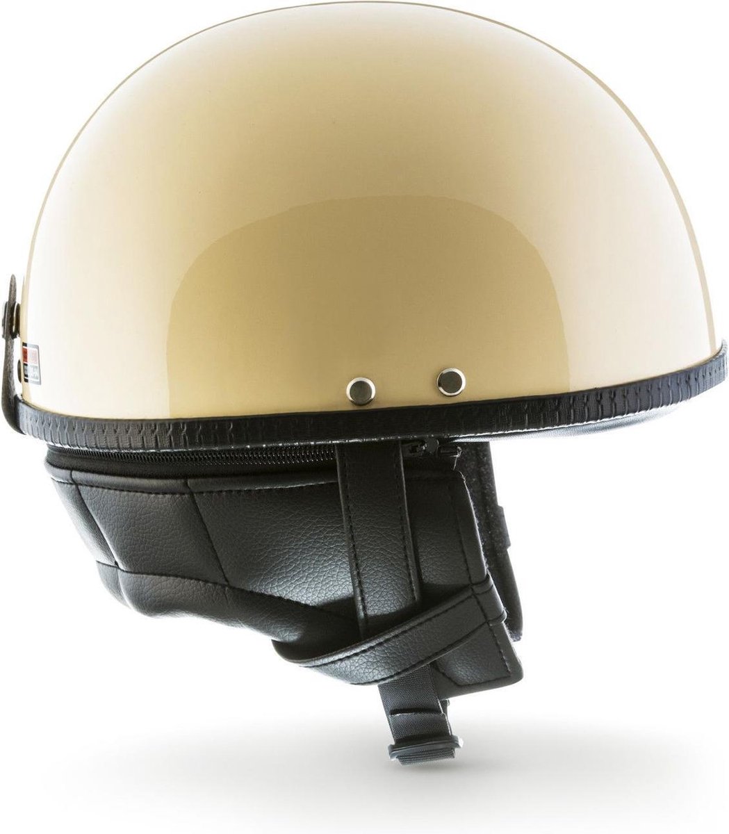 MOTO D23 braincap, halve helm, pothelm voor scooter en harley motor, XL ...