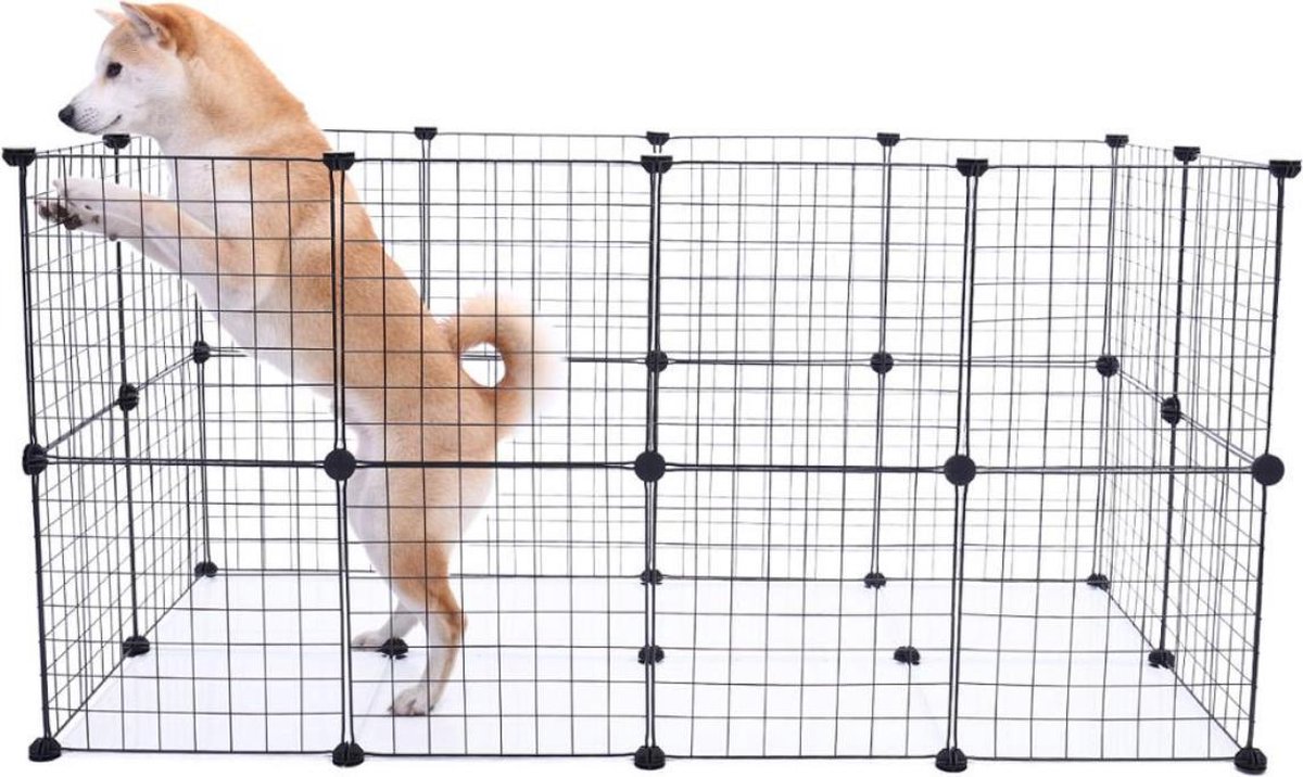 Opvouwbare Kennel - Hond en Kat - Huisdieren - Metalen Bench - Kooi ...