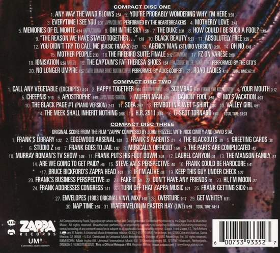 Zappa [Original Motion Picture Soundtrack], Frank Zappa | Musique | bol