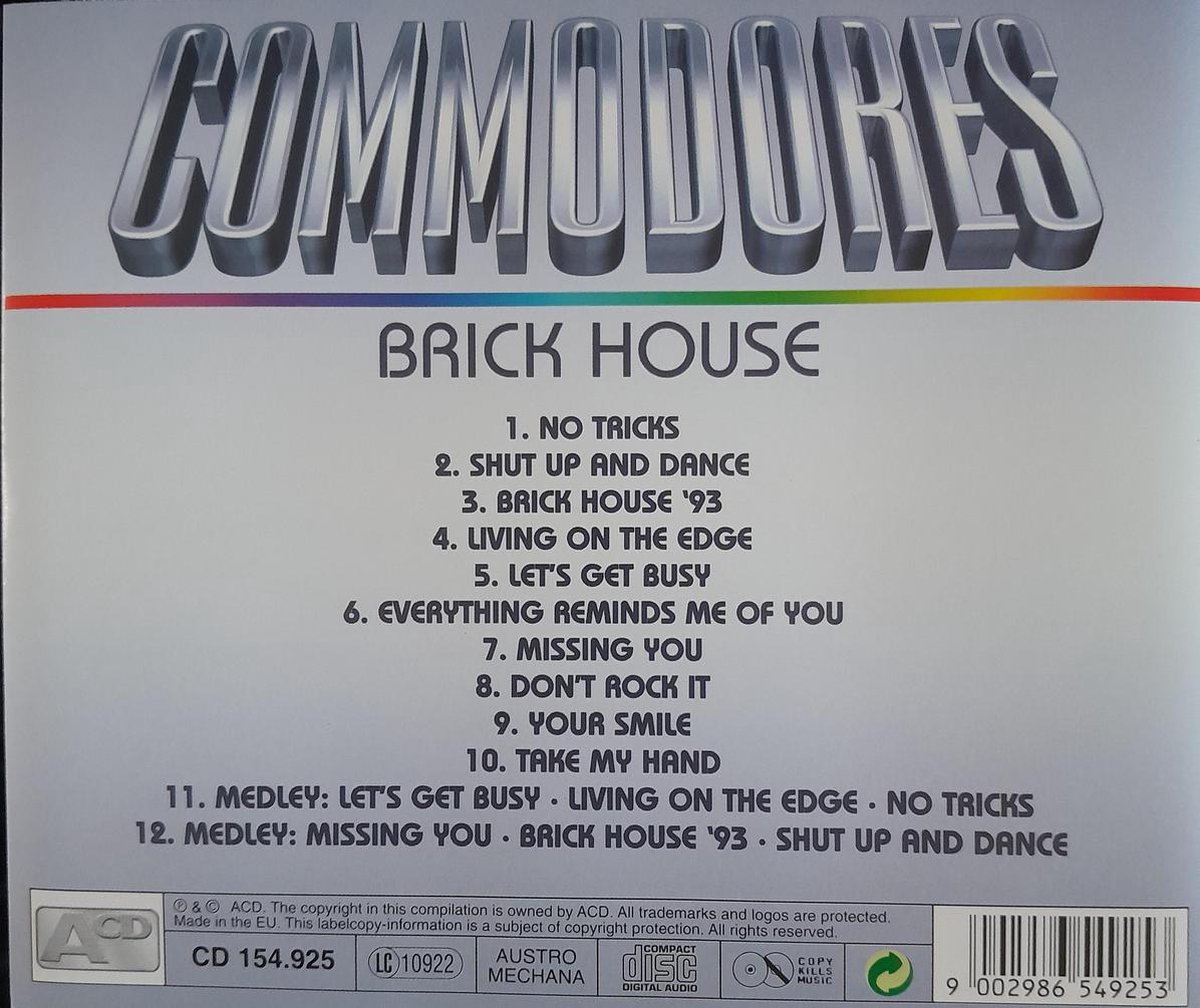 Brick House, Commodores | CD (album) | Muziek | bol.com
